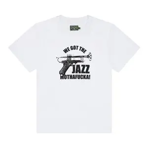 DENIM TEARS St. Albans Jazz Tee - White