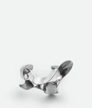 Bottega Veneta Anemone Cuff Bracelet - Silver