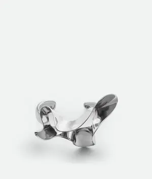 Bottega Veneta Anemone Cuff Bracelet - Silver