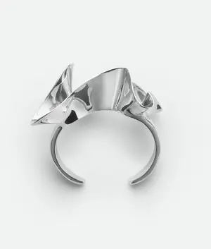 Bottega Veneta Anemone Cuff Bracelet - Silver
