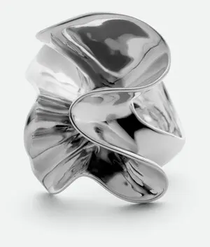 Bottega Veneta Anemone Ring - Silver