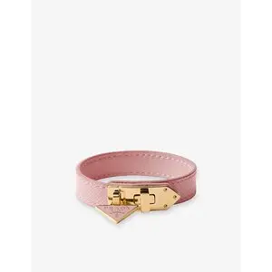 Prada Saffiano Leather Bracelet - Pink