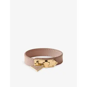 Prada Saffiano Leather Bracelet - Powder