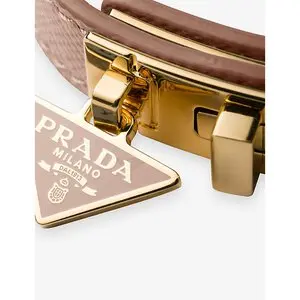 Prada Saffiano Leather Bracelet - Powder