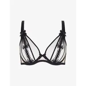 Agent Provocateur Colette Underwired Tulle Bra - Black