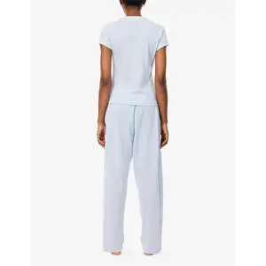 TREATS Short-sleeve Lightweight Slub Cotton Lounge Set