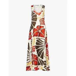 SIR. Julietta Woven Maxi Dress - Fiorello Rosso