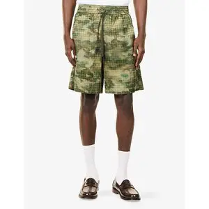 Amiri Camouflage Woven Shorts
