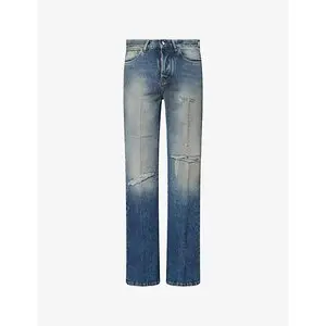 Amiri Slashed Boot-cut Denim Jeans