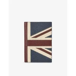 ASPINAL OF LONDON Pebble Leather Passport Cover - Brit