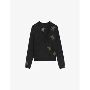 Zadig&Voltaire Star-pattern Wool-blend Jumper