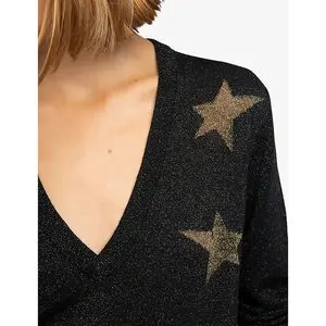 Zadig&Voltaire Star-pattern Wool-blend Jumper