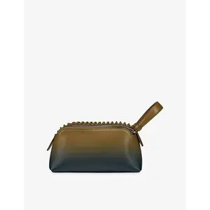 CHRISTIAN LOUBOUTIN Leather Pouch - Bronzo Last Night/br