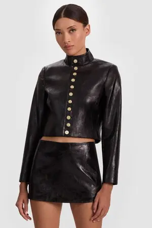 Alice + Olivia Leather Outerwear For Women
