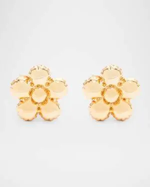 Marc Jacobs Balloon Daisy Stud Earrings - Gold
