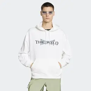 Men's White Slim Sweatshirts Hoodies