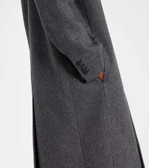 Attico Wool-blend Double-breasted Coat