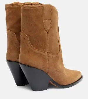 Isabel Marant Étoile Leyane Suede Cowboy Boots