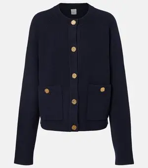 TOTEME Wool-blend Cardigan - Blue