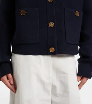 TOTEME Wool-blend Cardigan - Blue