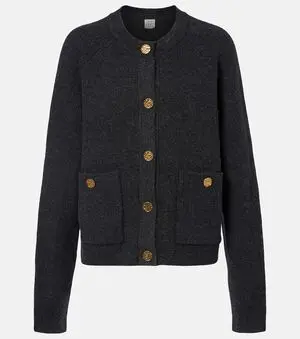 TOTEME Wool-blend Cardigan - Grey