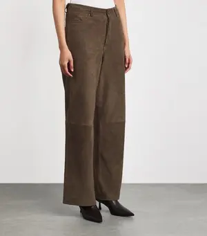 Stylein Suede High-rise Trousers