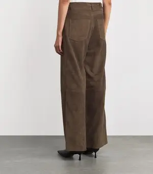 Stylein Suede High-rise Trousers