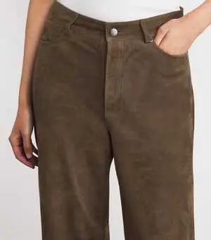 Stylein Suede High-rise Trousers