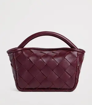 Bottega Veneta Leather Candy Cobble Top-handle Bag