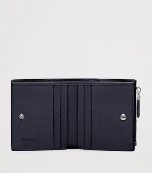 Prada Small Leather Logo Wallet