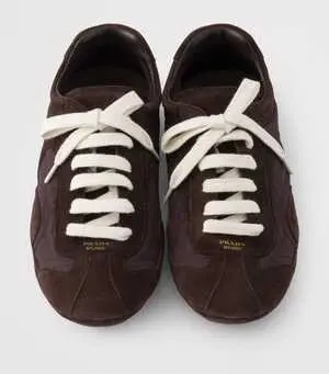 Prada Suede And Re-nylon Re-edition 2005 Sneakers - Brown