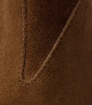 Prada Suede Chelsea Boots - Brown
