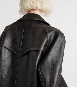Prada Goatskin Collared Jacket