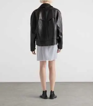 Prada Goatskin Collared Jacket