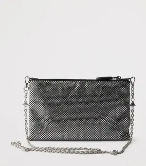 Prada Mini Crystal-embellished Pouch