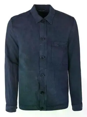 120% Lino Buttoned Giacca Jacket