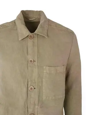 120% Lino Buttoned Pocket Jacket