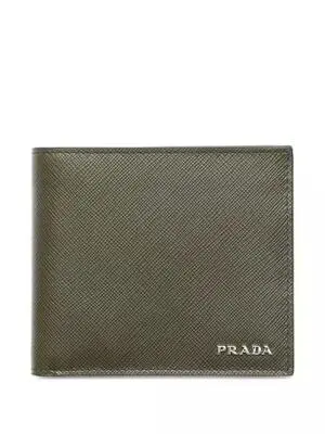 Prada Leather Wallet - Green