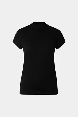 Bogner T-shirt With Stand-up Collar - Black