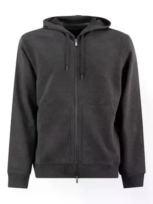 Brunello Cucinelli Hooded Zip-front Sweatshirt