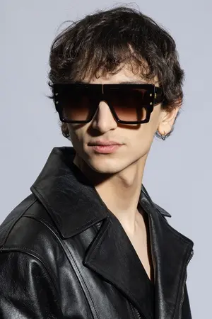 Balmain Square Frame Sunglasses - Brown
