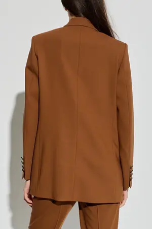 Etro Wool Double-breasted Blazer - Brown