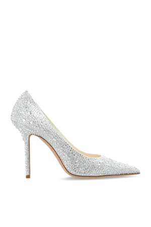 JIMMY CHOO Love Stiletto Pumps - Silver