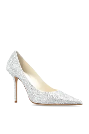 JIMMY CHOO Love Stiletto Pumps - Silver
