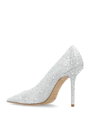 JIMMY CHOO Love Stiletto Pumps - Silver