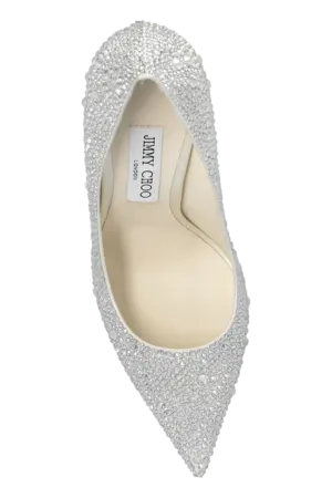 JIMMY CHOO Love Stiletto Pumps - Silver