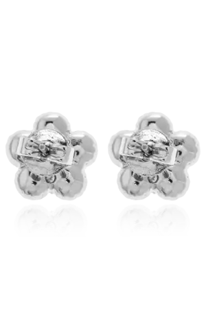 Marc Jacobs Flower Brass Clip-on Earrings