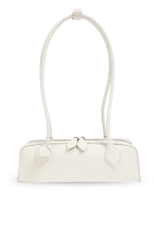 Alaïa Shoulder Bag Small Le Teckel - White
