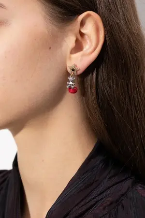 Marc Jacobs Drop Earrings With Pendants
