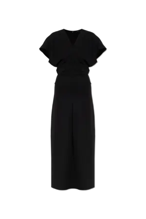 ANINE BING V-neck Midi Dress - Black